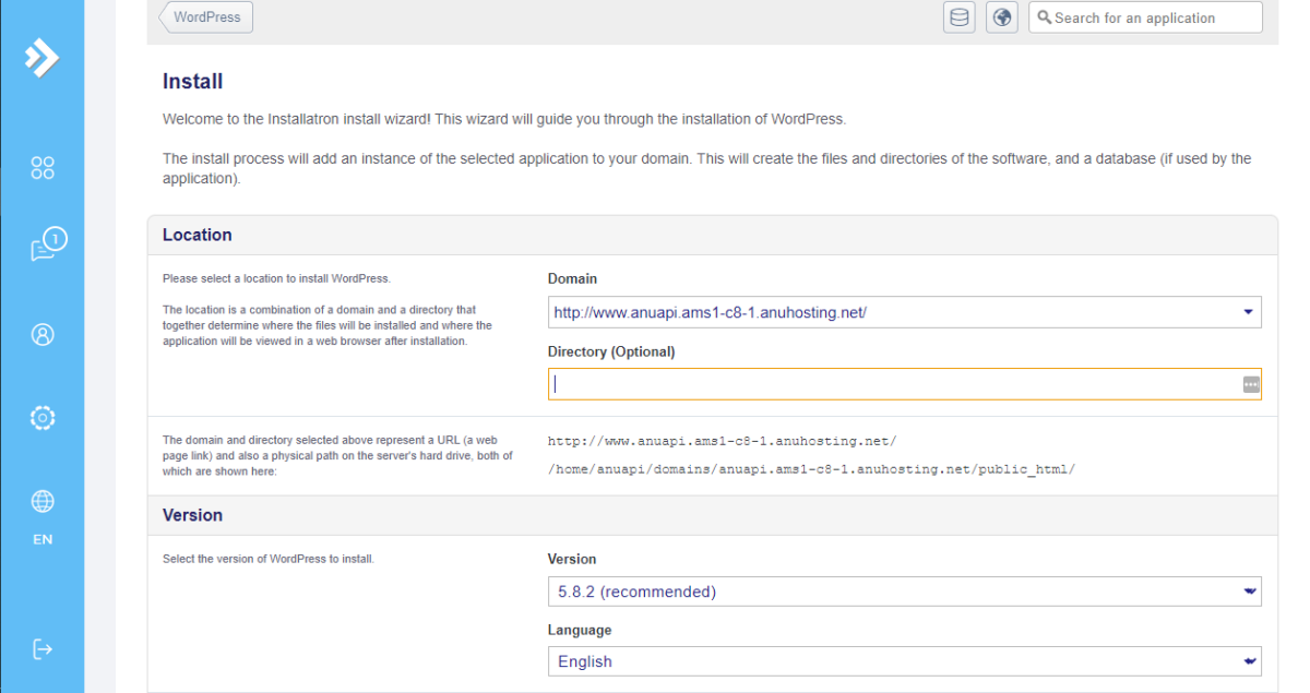 How to use Installatron to automatically install and manage WordPress – Anu Internet Services Blog